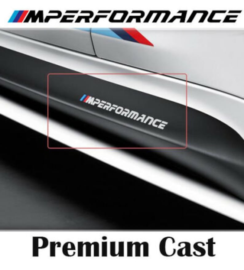4 x new BMW M Performance body side graphic Decal Sticker fits | Etsy