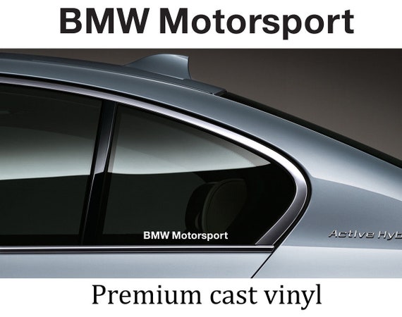 Set of 4 x BMW Motorsport window decal sticker compatible with | Etsy