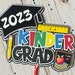 Kindergarten Grad Cake Topper, Kindergarten Graduation Party ...