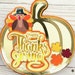 Thanksgiving Cake Topper, Thankful Cake Decor, Turkey Topper ...