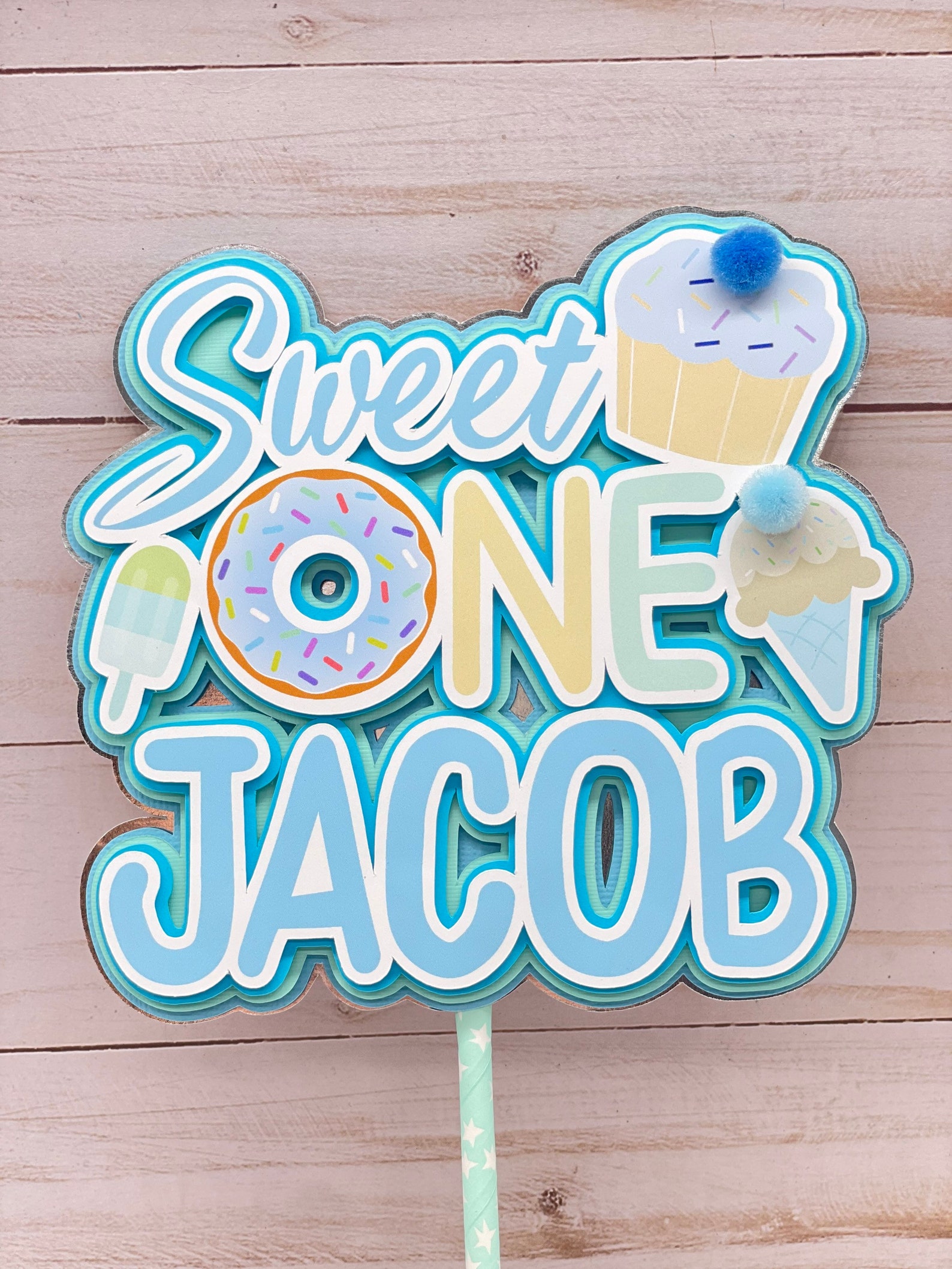 Sweet One Cake Topper Sweet One Birthday Party Sweet One 1st - Etsy