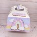 Rainbow Favor Boxes, Rainbow Birthday Party, Rainbow Party Decor ...