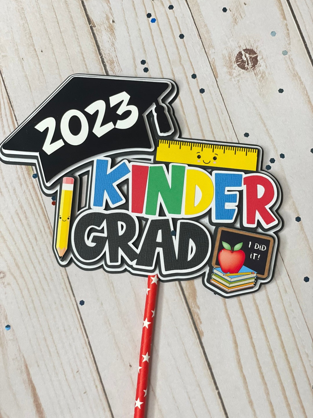 Kindergarten Grad Cake Topper, Kindergarten Graduation Party ...