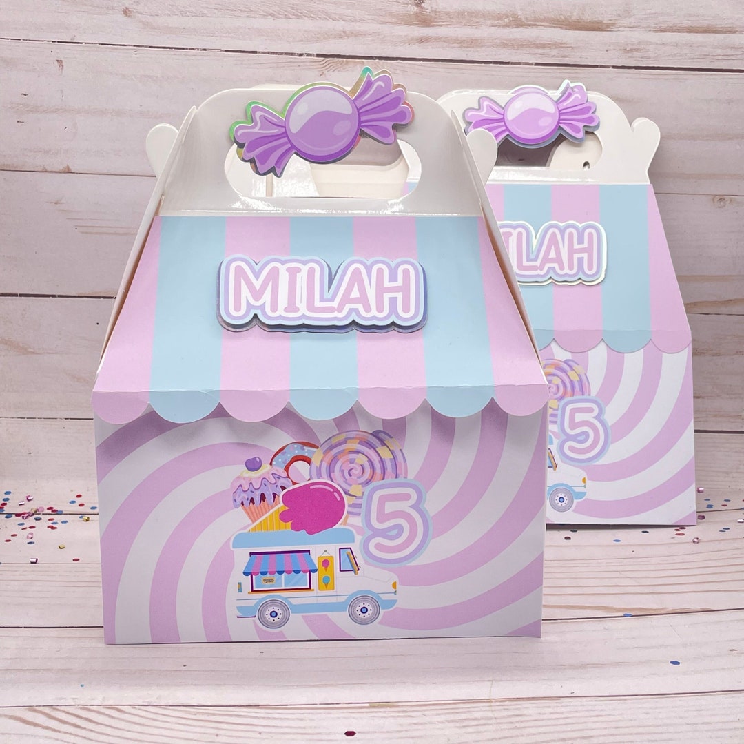 Candyland Favor Box, Candyland Favor, Candyland Party Decorations ...
