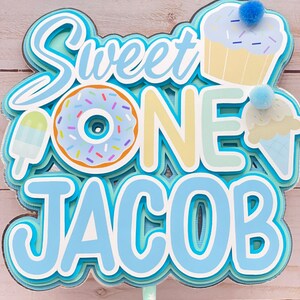 Sweet One Cake Topper, Sweet One Birthday Party, Sweet One 1st Birthday ...