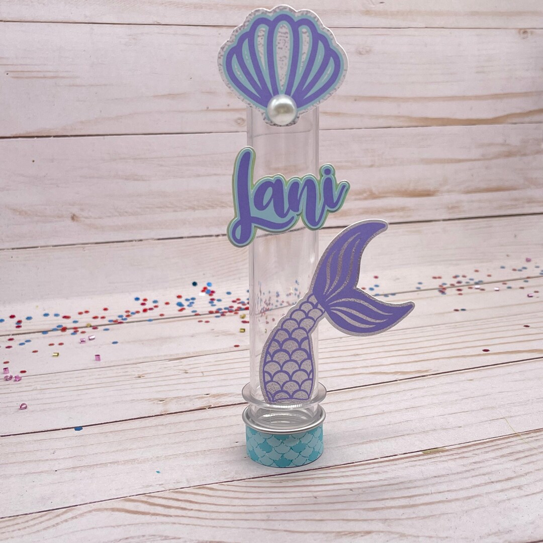 Mermaid Candy Tube, Mermaid Favor, Mermaid Party Decor, Under the Sea ...