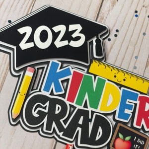 Kindergarten Grad Cake Topper, Kindergarten Graduation Party ...
