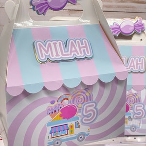 Candyland Favor Box, Candyland Favor, Candyland Party Decorations ...