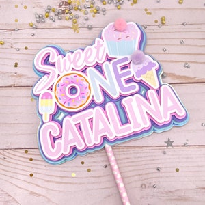 Sweet One Cake Topper, Sweet One Birthday Party, Sweet One 1st Birthday ...
