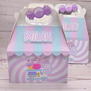 Candyland Favor Box, Candyland Favor, Candyland Party Decorations ...