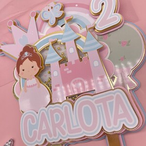 Princess Cake Topper, Princess Party Decorations, Princess Birthday ...