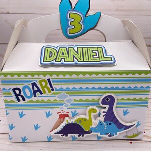 Dinosaur Favor Boxes, Dinosaur Birthday Party, Dino Birthday Decor, T ...