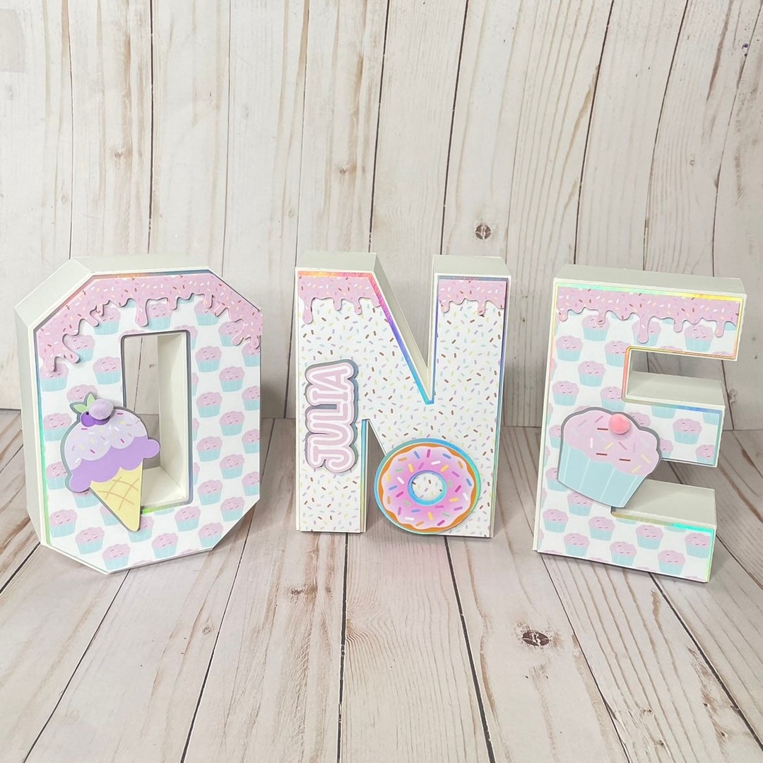 3D Letter Sweet One, Sweet One Birthday Party Favors, Sweet One 1st ...