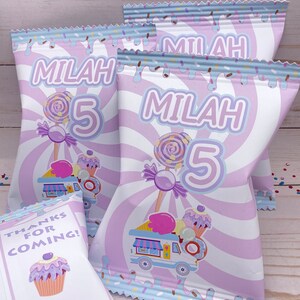 Candyland Chips Bags, Candyland Favor, Candyland Party Decorations ...