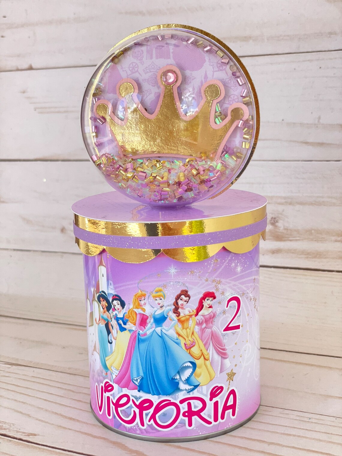 Princess Chips Can, Princess Party Decorations, Princess Birthday Party ...