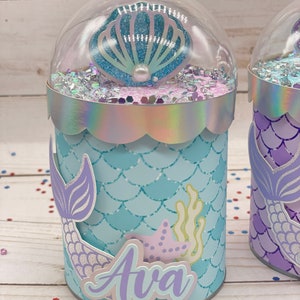 Mermaid Chips Can, Mermaid Favor, Mermaid Party Decor, Under the Sea ...