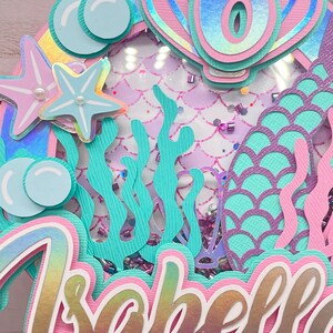 Mermaid Shaker Cake Topper, Mermaid Party Decor, Under the Sea Cake ...