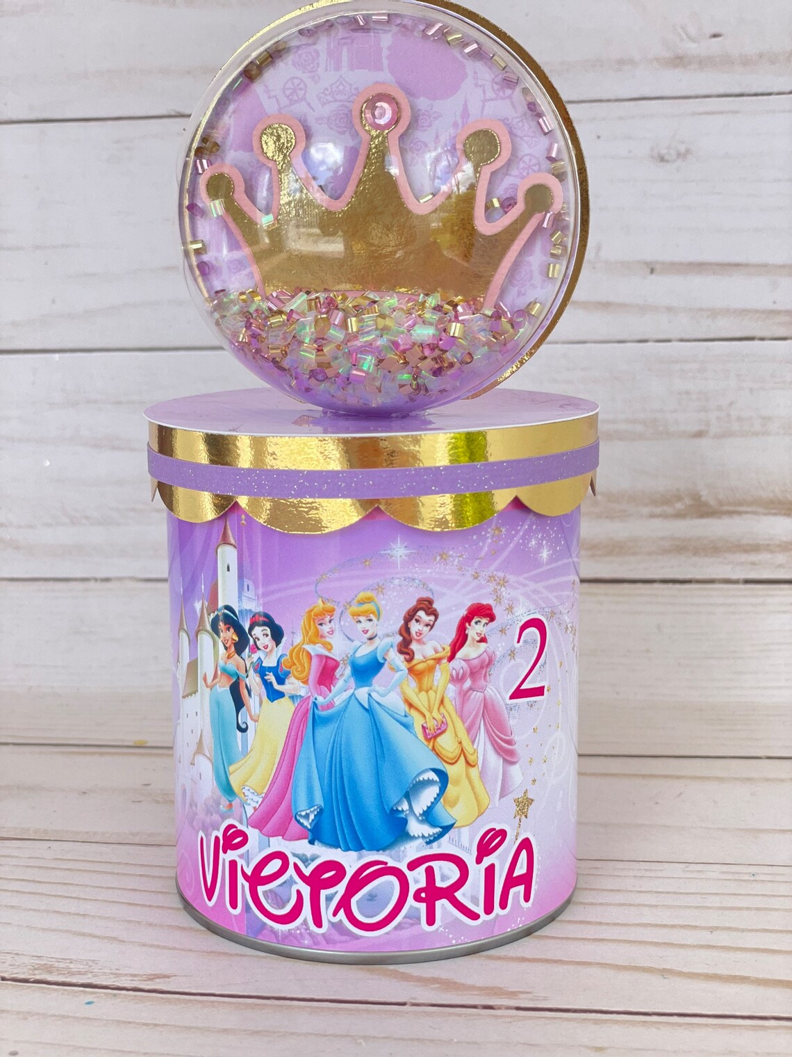 Princess Chips Can, Princess Party Decorations, Princess Birthday Party ...