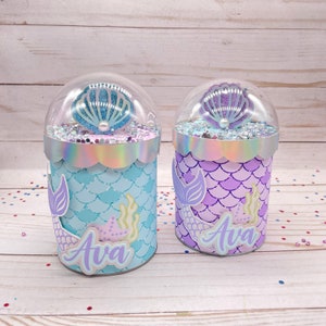 Mermaid Chips Can, Mermaid Favor, Mermaid Party Decor, Under the Sea ...