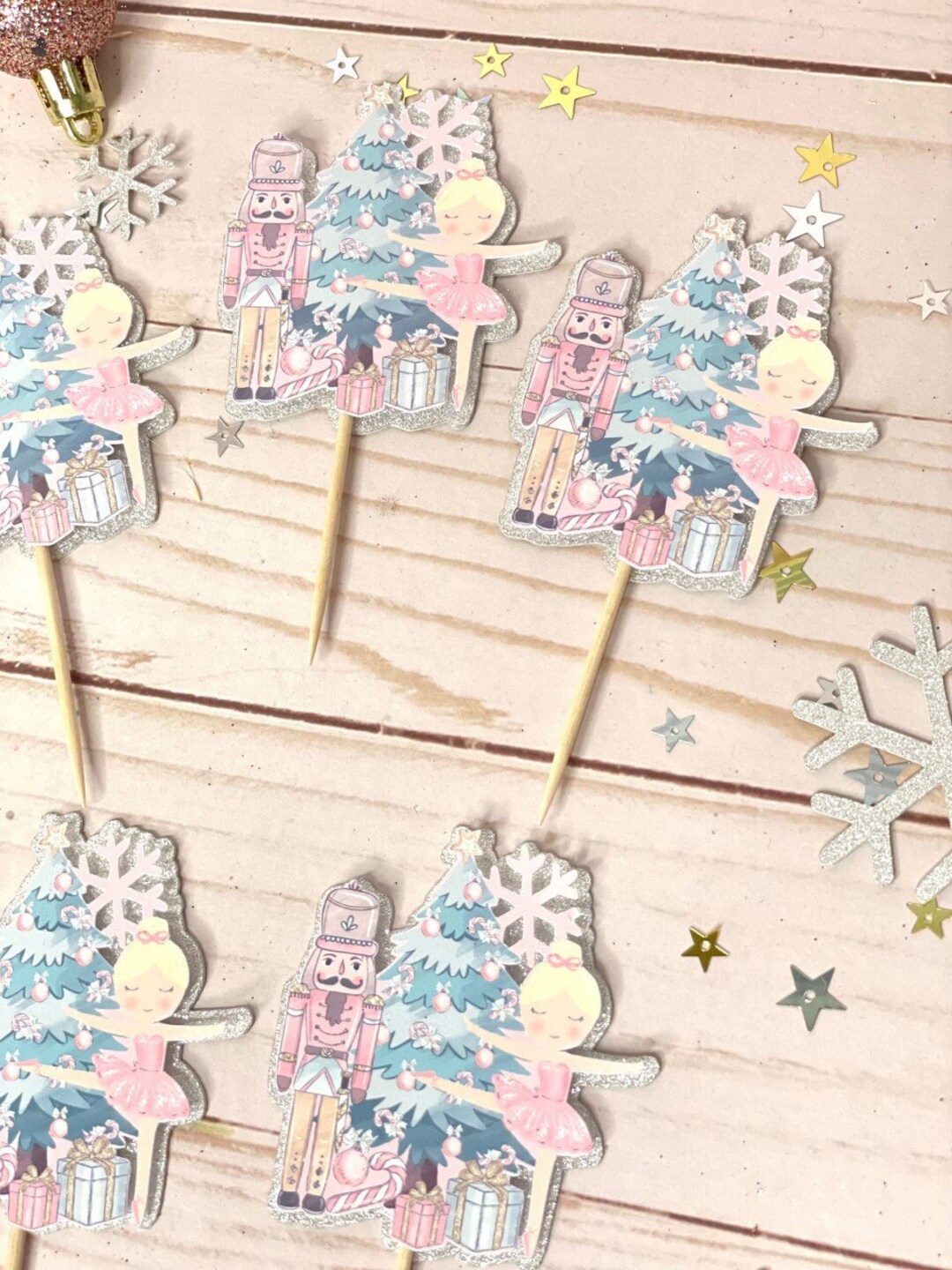 Nutcracker Cupcake Toppers, Nutcracker Birthday, Nutcracker Party Decor ...