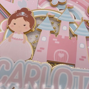 Princess Cake Topper, Princess Party Decorations, Princess Birthday ...