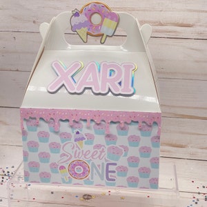 Sweet One Favor Boxes, Sweet One Birthday Party Favors, Sweet One 1st ...