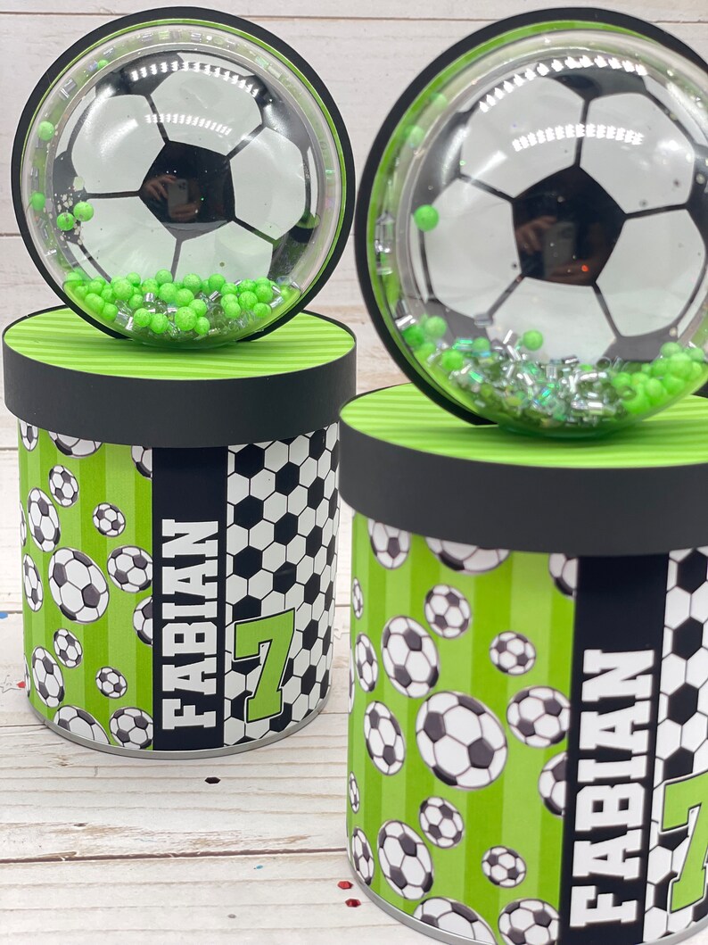 Soccer Chips Can, Soccer Party Favor, Soccer Party Decor, Football ...