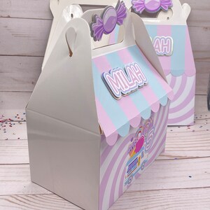 Candyland Favor Box, Candyland Favor, Candyland Party Decorations ...