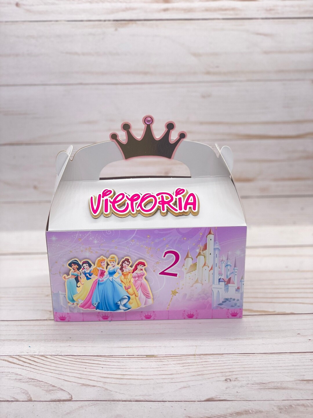 Princess Favor Boxes, Princess Party Decorations, Princess Birthday ...
