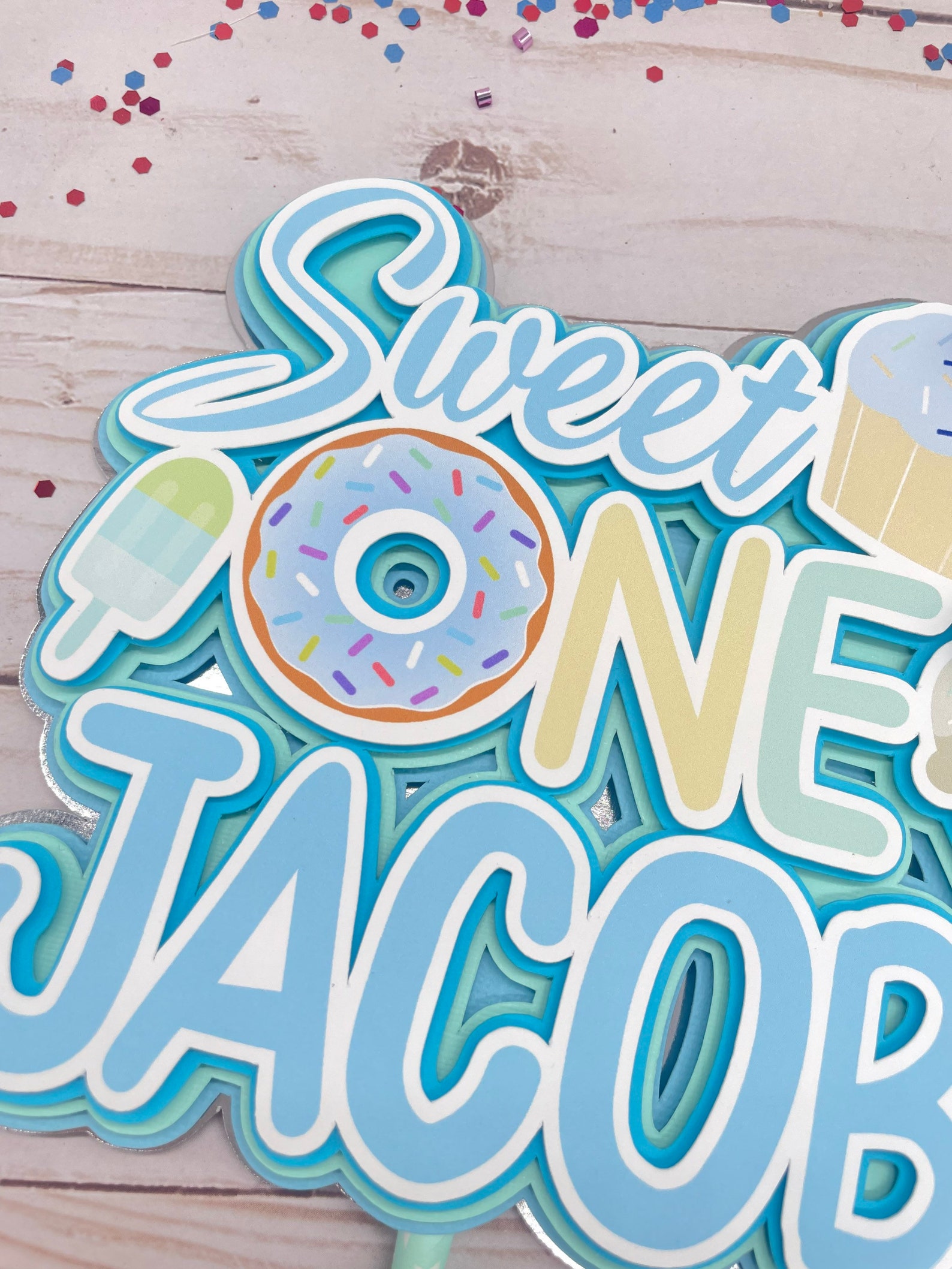 Sweet One Cake Topper, Sweet One Birthday Party, Sweet One 1st Birthday ...