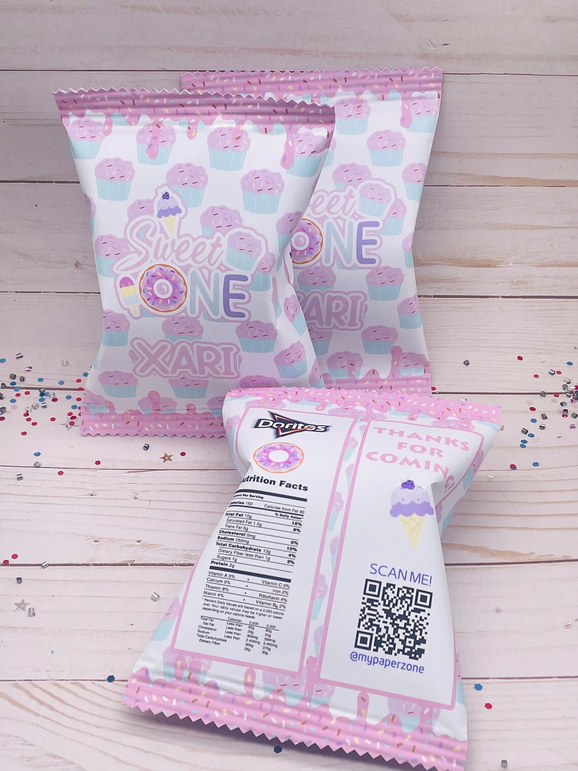 Sweet One Chips Bags, Sweet One Birthday Chips, Sweet One 1st Birthday ...