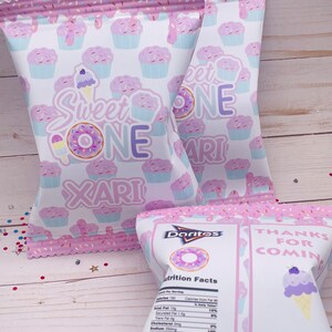 Sweet One Chips Bags, Sweet One Birthday Chips, Sweet One 1st Birthday ...