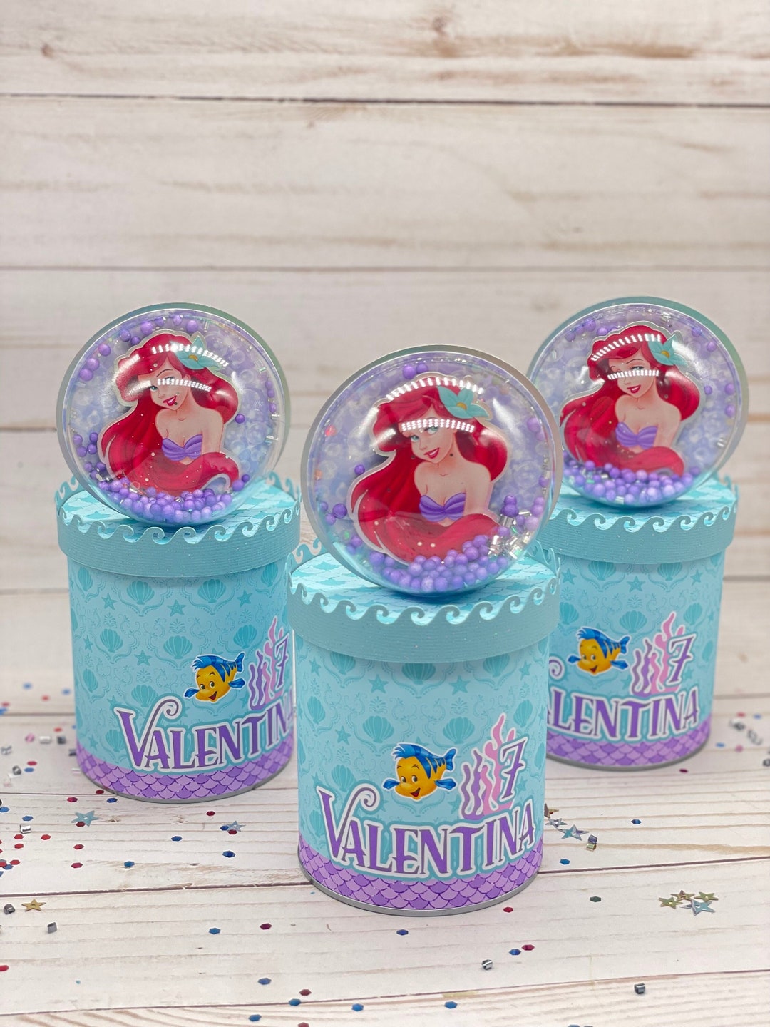 Little Mermaid Chips Can, Little Mermaid Birthday Party, Mermaid ...