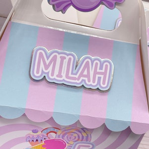 Candyland Favor Box, Candyland Favor, Candyland Party Decorations ...