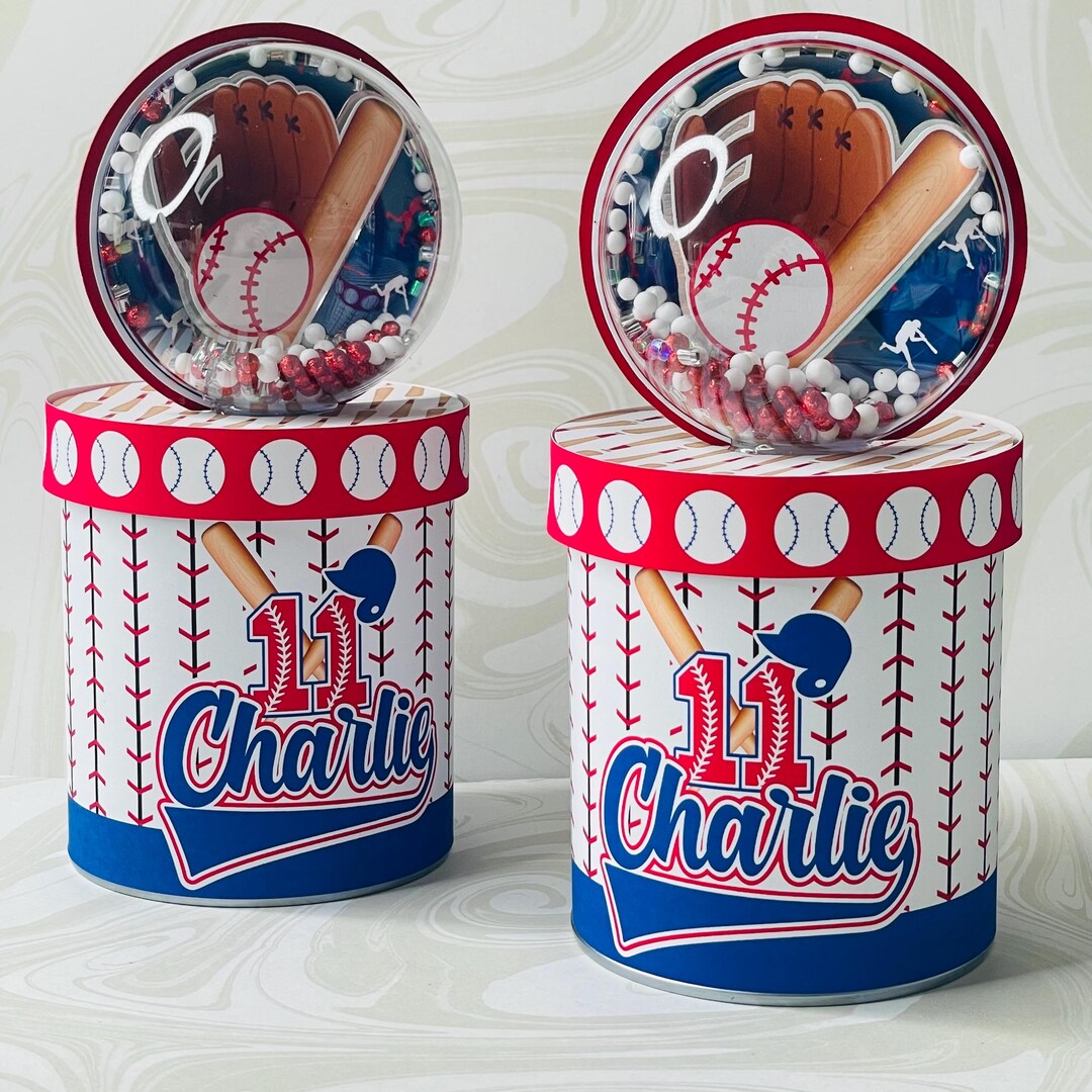 Baseball Chips Can, Baseball Favor, Baseball Party Decor, Team Player ...