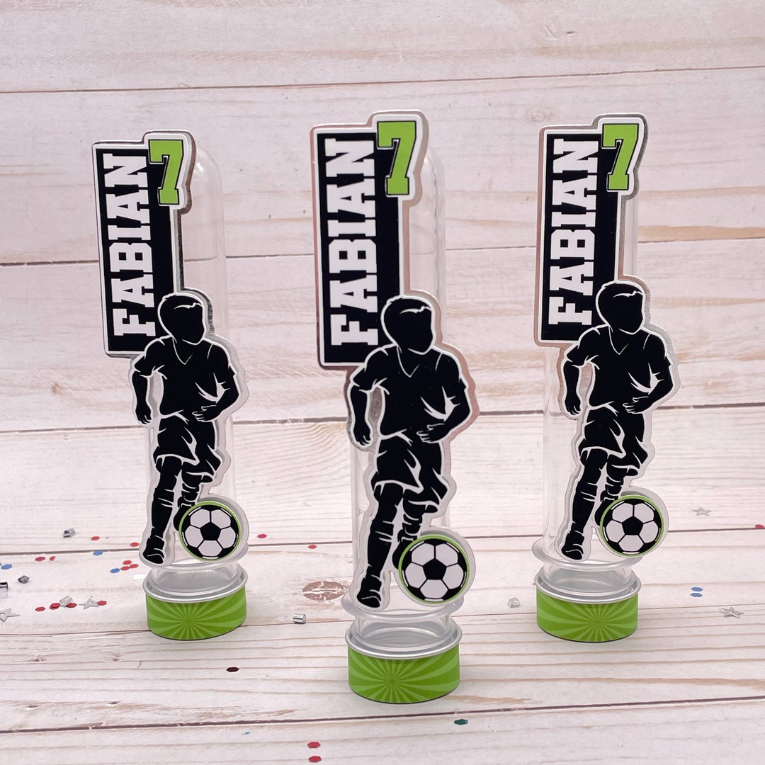 Soccer Candy Tube, Soccer Party Decor, Sports Birthday Party, Soccer ...
