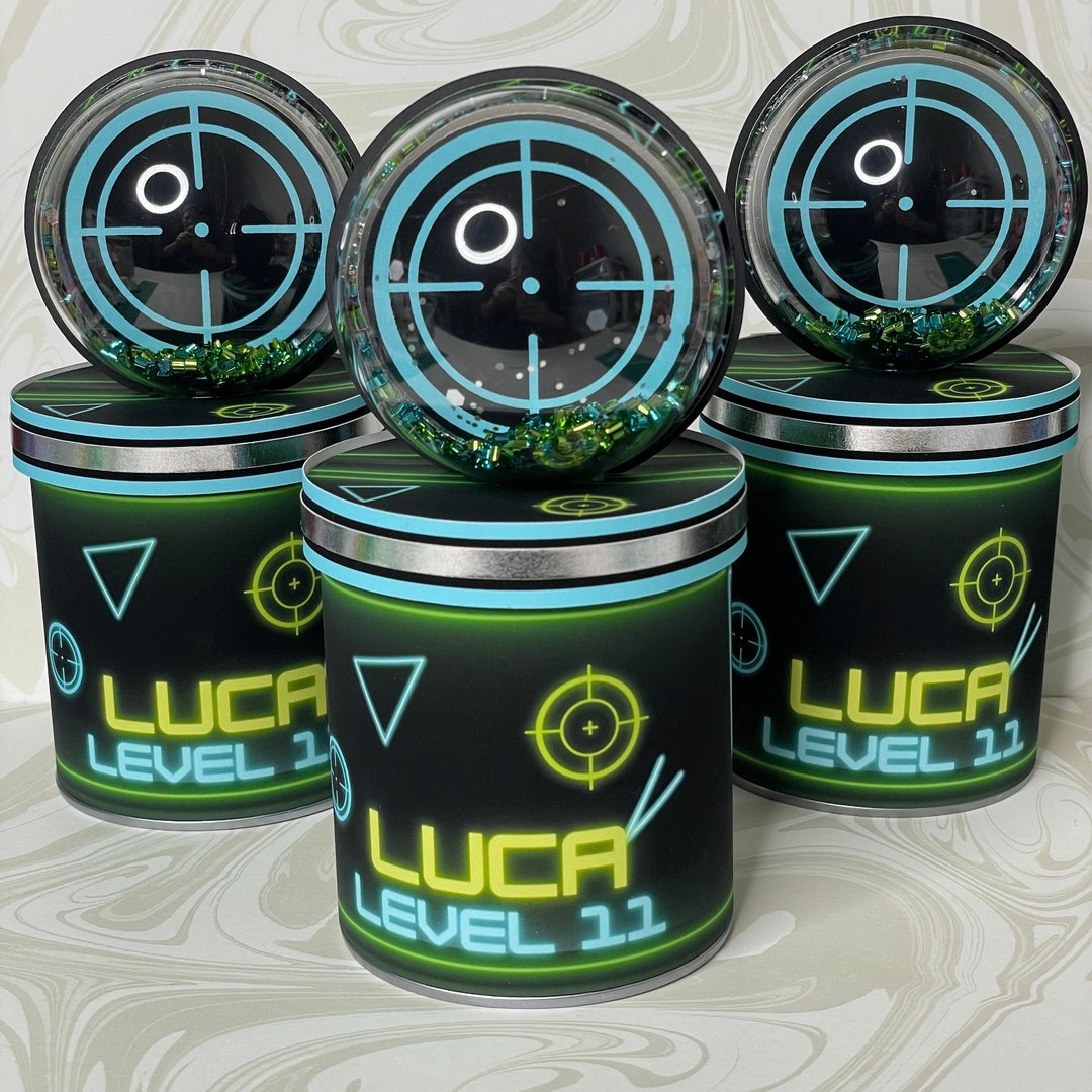 Laser Tag Chips Can, Laser Tag Birthday, Laser Tag Favors, Laser Tag ...