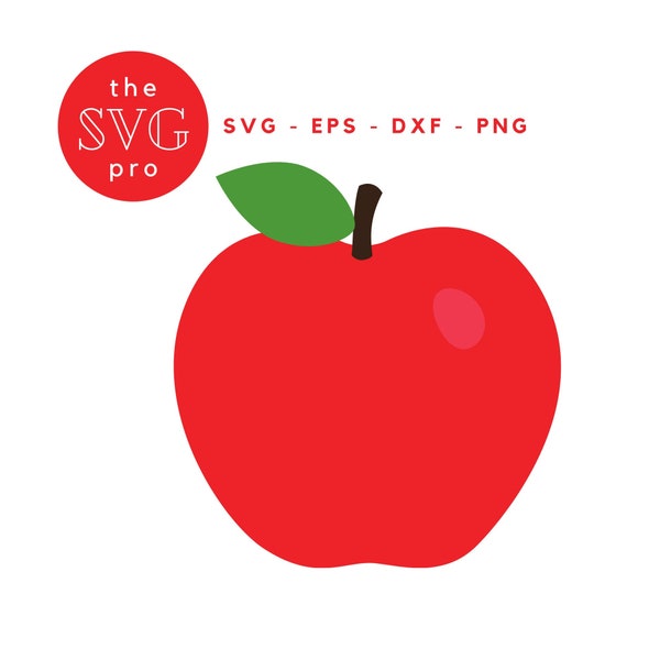 Apple Svg - Etsy