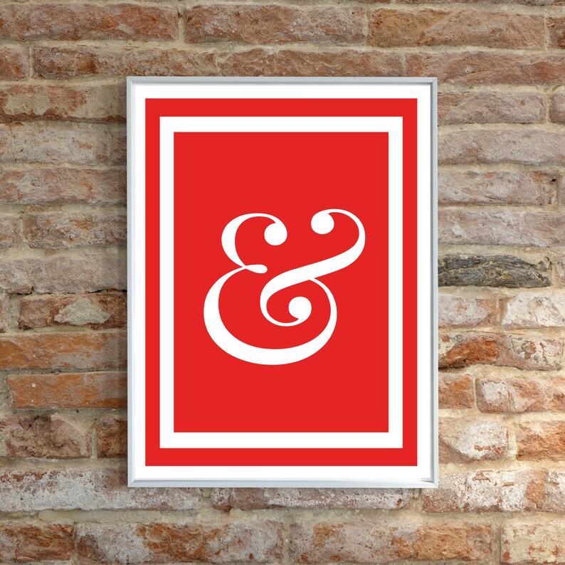 Primary Colors Modern Wall Art Printables - 5 Prints, Bright Rainbow ...