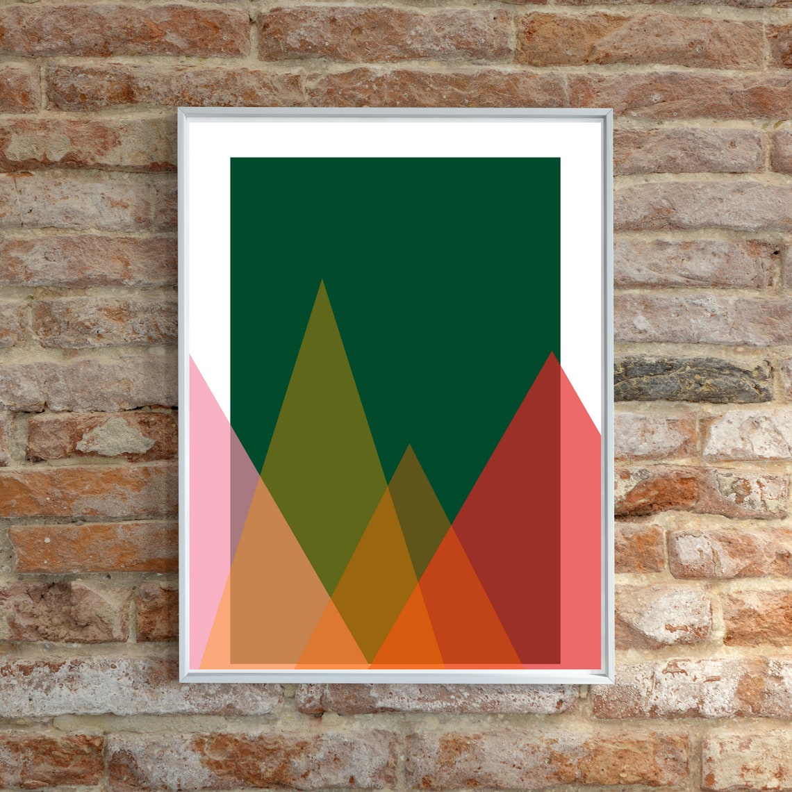 Primary Colors Modern Wall Art Printables 5 Prints, Bright Rainbow ...