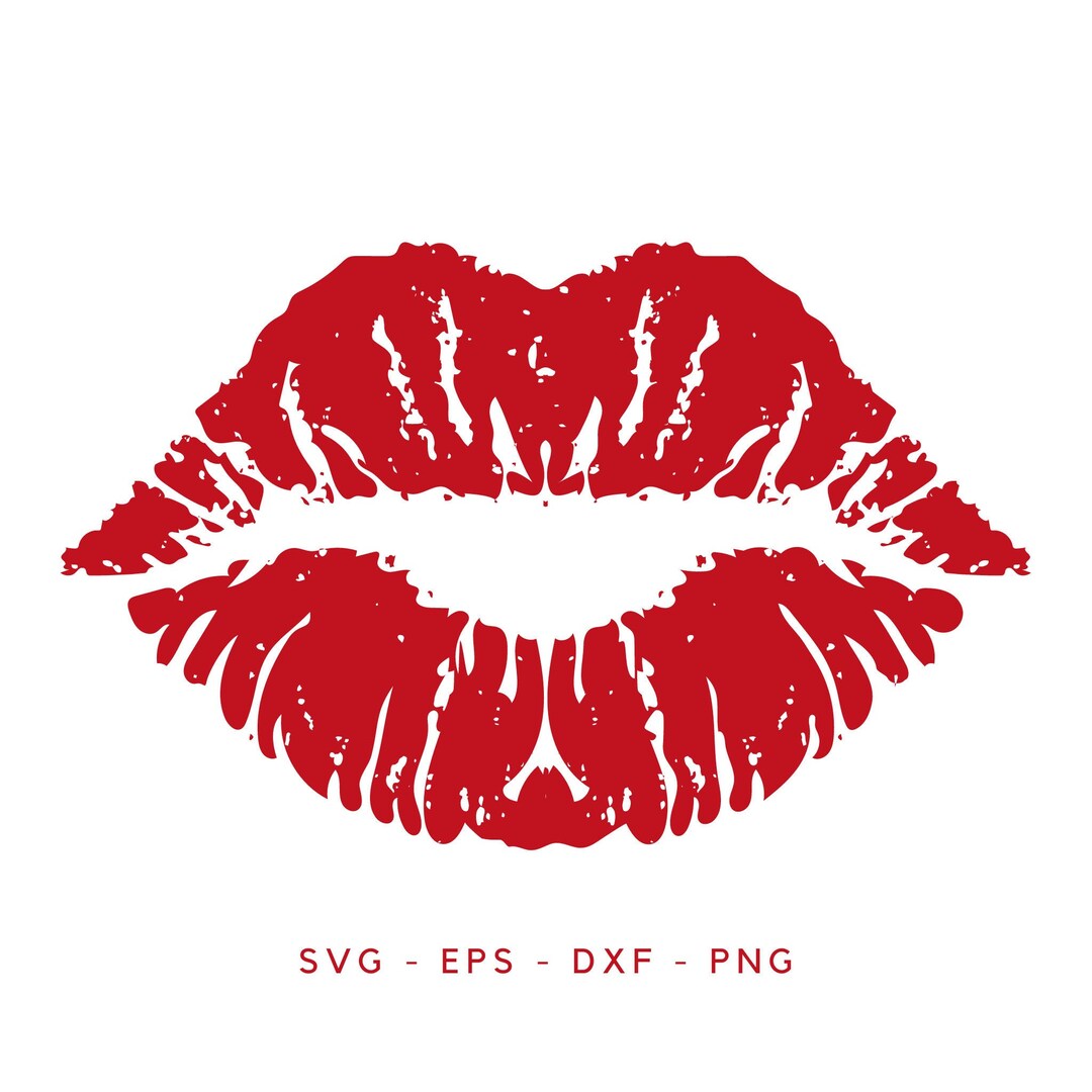 Lips SVG - Valentines Day SVG - Kissy Lips SVG - Kiss Cricut Cut Files ...