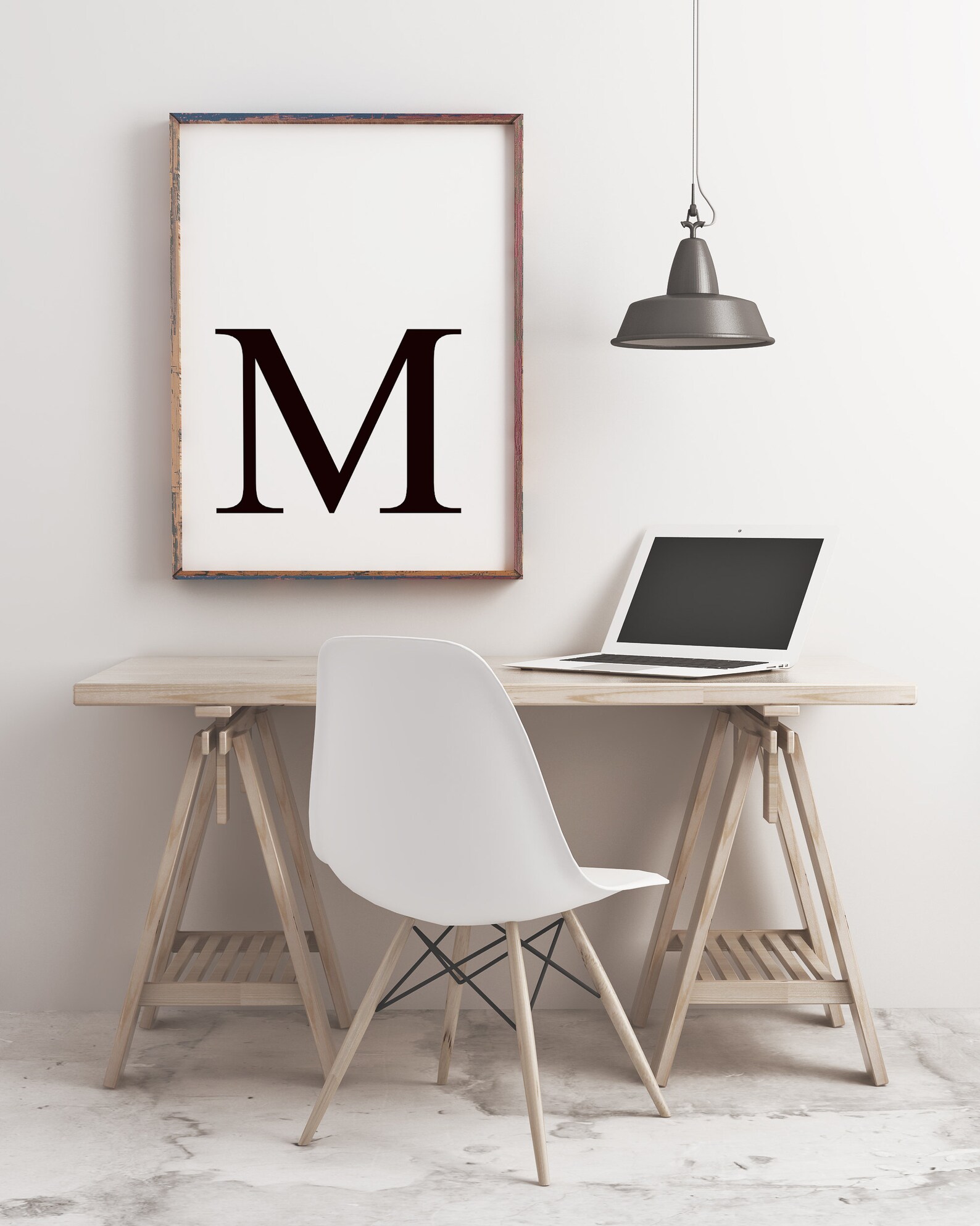 Letter M Poster Typography Poster Inspirational | Etsy