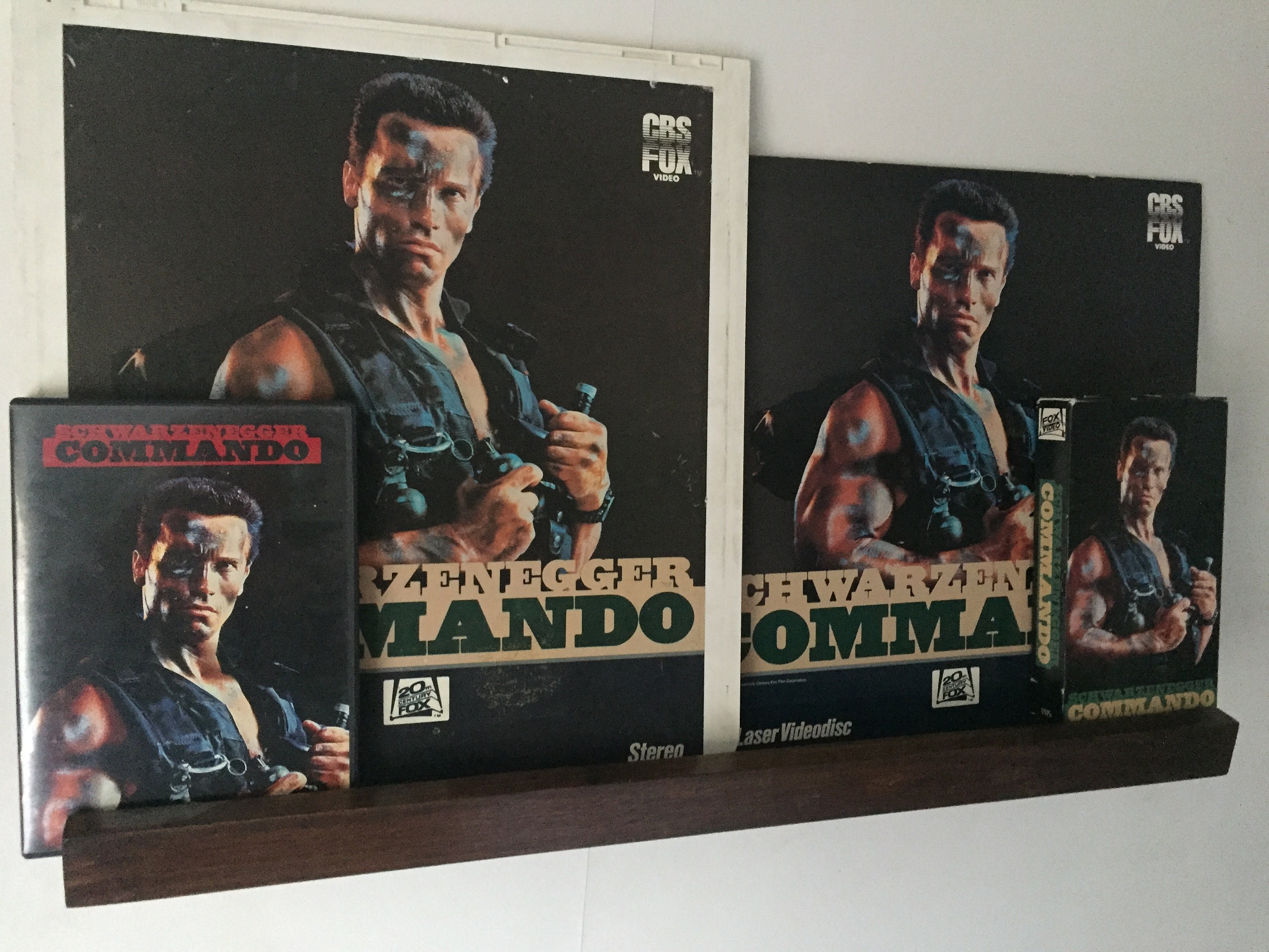 The Movie Collection Commando in Four Different Formats - Etsy
