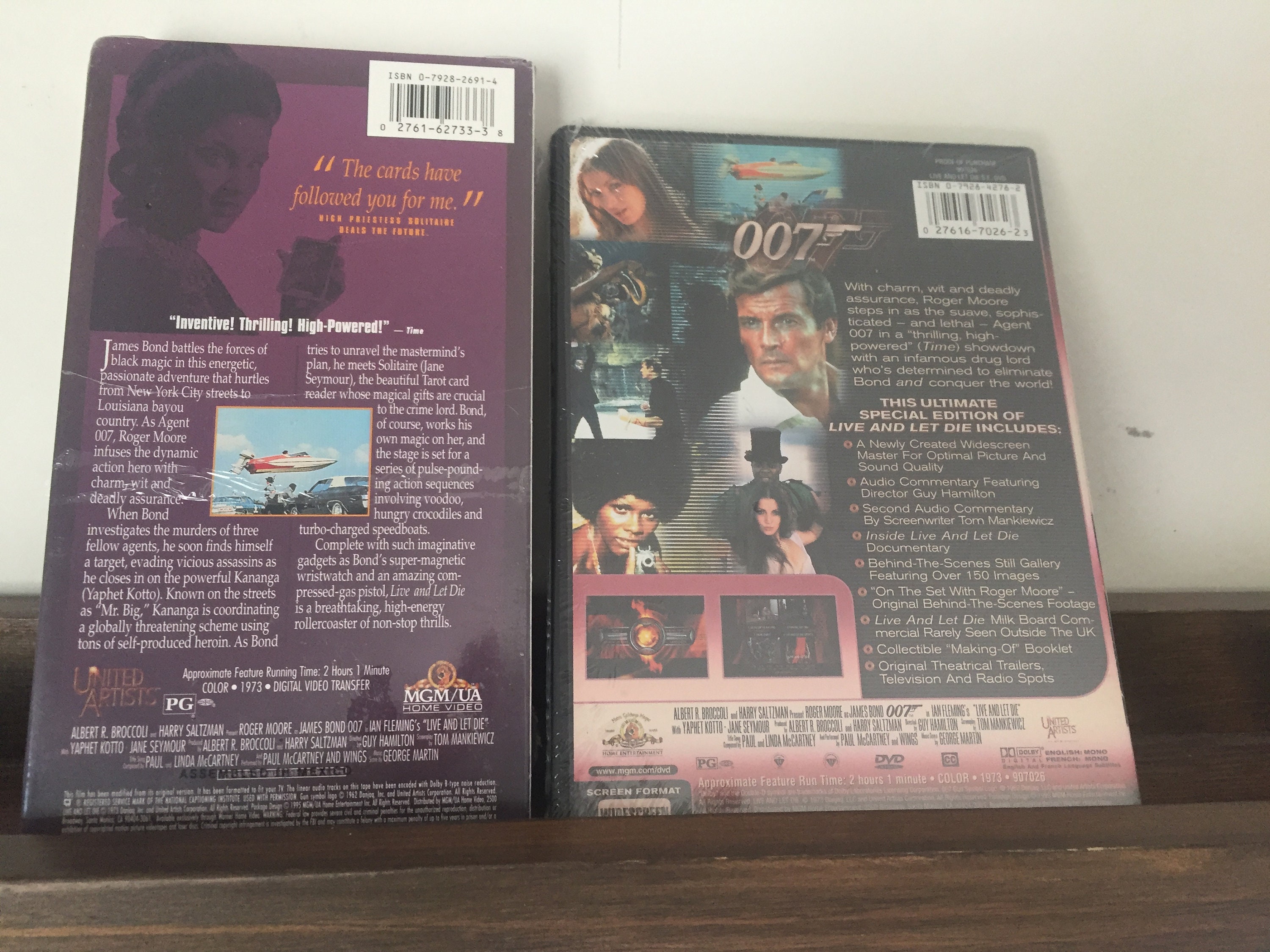 A Wall Display of Roder Moore as James Bond 007 in the Movie Live and ...