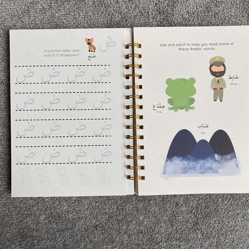 Hands-on Arabic Copybook: Reusable Alphabet Tracing Eid Gifts (ages 3 ...