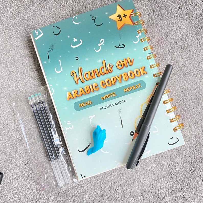 Hands-on Arabic Copybook: Reusable Alphabet Tracing Eid Gifts (ages 3 ...