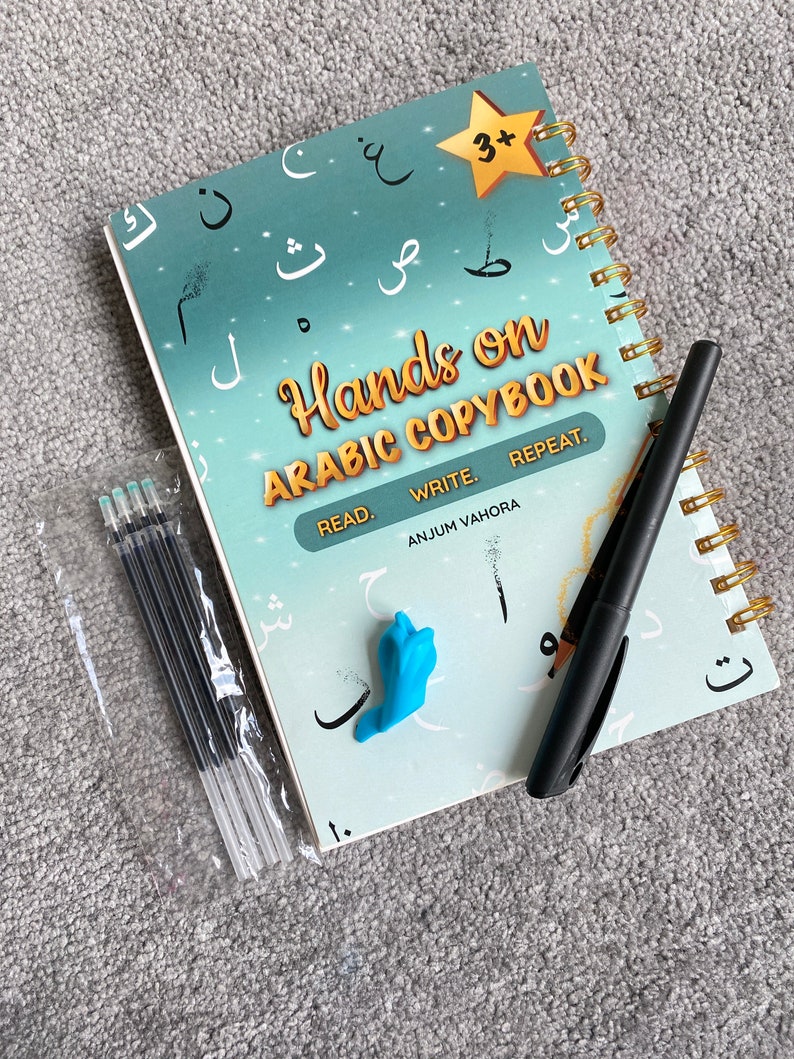 Hands-on Arabic Copybook: Reusable Alphabet Tracing Eid Gifts (ages 3 ...