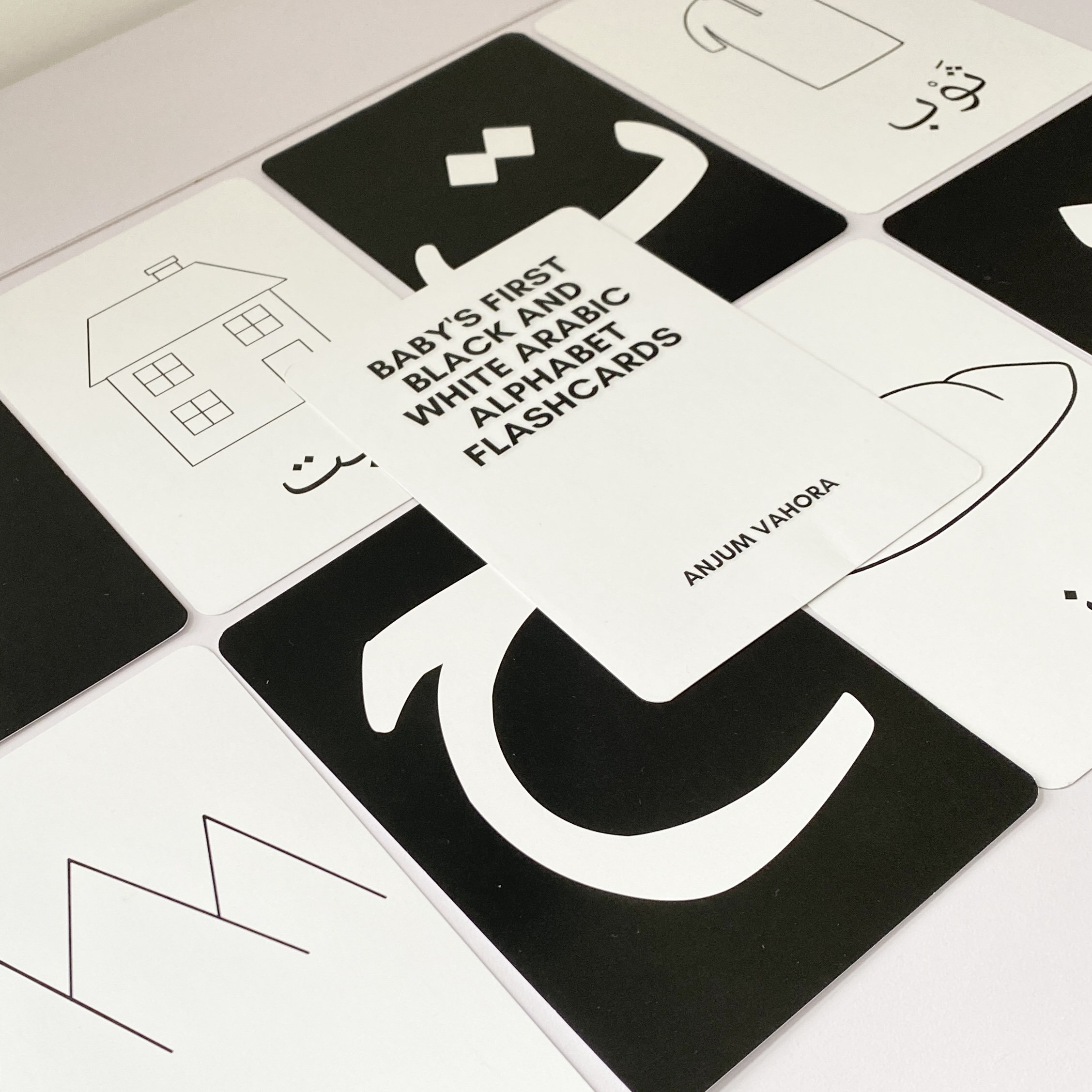 Arabic Alphabet | Newborn Baby Sensory | Black and White Monochrome ...