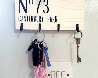 Personalised New Home Couples Key Holder - Etsy