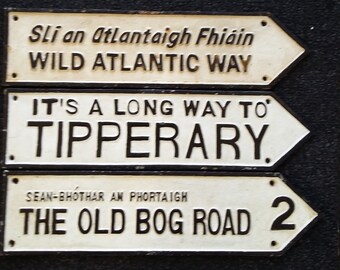 Old Irish Road Sign - Etsy